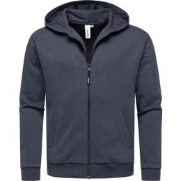 Sweatjacke Ragwear "Sweatjacke Natten", Herren, Gr. M, blau (navy), Obermaterial: 70% Baumwolle CO. 30% Polyester PES., Sweatjacken Sweatjacke