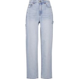 Bequeme Jeans Karl Kani "Karl Kani Karl Kani Og Baggy Workwear Denim", Damen, Gr. 27, Normalgr&ouml;&szlig;en, lightblau, 100% Baumwolle, unifarben, Jeans