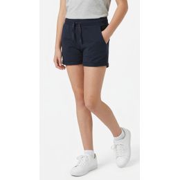 Sweatshorts name it "NKFVOLTA SWE SHORTS UNB", M&auml;dchen, Gr. 92, N-Gr, schwarz sapphire, angeraute Sweatware, Obermaterial: 95% Baumwolle, 5% Elasthan, unifarben, regular fit kurz, Hosen Sweatshorts, Baumwollmischung, Regular Fit