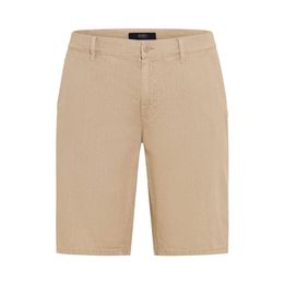 Bermudas Eurex By Brax "Style BOSSE", Herren, Gr. 48, Normalgr&ouml;&szlig;en, natur, Web, 52% Leinen, 48% Baumwolle, Hosen Bermudas