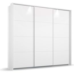 Schwebet&uuml;renschrank Rauch "Kleiderschrank Schrank Garderobe OTELI inkl. 3 Innenschubladen", wei&szlig;, B:211cm H:233cm T:68cm, Holzwerkstoff, Schr&auml;nke, Schwebet&uuml;renschrank, inkl. Passepartout optional mit Beleuchtung MADE IN GERMANY