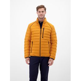 Steppjacke Lerros "Light-Weight Herren Steppjacke", Herren, Gr. XL, orange (pumpkin orange), 100% Polyester, Jacken Steppjacke, Wasserabweisend, atmungsaktiv, Brust- und Seitentaschen, unifarben