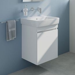 Geberit Renova Plan Waschtisch, evineo ineo5 evo Unterschrank B: 55 cm, 1 T&uuml;r, mit Griffmulde,, 501634001+BE0984WM,