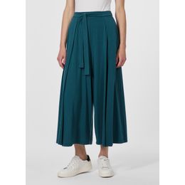Culotte Ragwear "ROZALIA", Damen, Gr. XL, N-Gr, gr&uuml;n (ocean gr&uuml;n), Single Jersey, Obermaterial: 48% Viskose, 47% Polyester, 5% Elasthan, unifarben, wadenlang, Hosen Culotte, Viskose mit weitem Bein und Bindeband f&uuml;r angenehmes Tragegef&uuml;hl