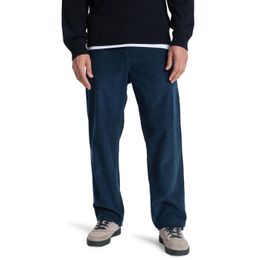 Stoffhose Quiksilver "Taxer Regular Cord", Herren, Gr. S, schwarz navy, Obermaterial: 100% Walkfrottier;, Hosen Stoffhose