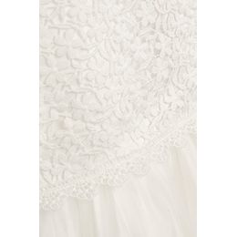 Partykleid DANAMADE "DANAMADE Dresses DELODIE", M&auml;dchen, Gr. 128, EURO, ivory, Obermaterial: 100% Polyester. Futter: 100% Polyester, Kleider Partykleid