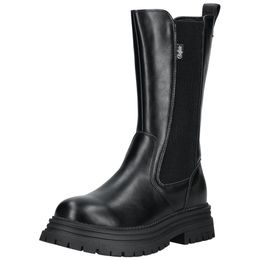 Stiefel Buffalo "Buffalo Stiefel Lederimitat", Damen, Gr. 37, schwarz, Lederimitat, Schuhe Stiefel