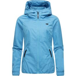 Outdoorjacke Ragwear "&Uuml;bergangsjacke Dizzie Tech", Damen, Gr. L, blau (sky blau), Obermaterial: 100% Polyester PES. Obermaterial: Futter: 100% Polyester PES., Jacken Outdoorjacke