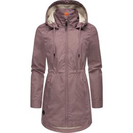 Kurzmantel Ragwear "Kurzmantel Dakkota II", Damen, Gr. M, rosa (mauve), Obermaterial: 100% Polyester PES. Obermaterial: Futter: 100% Polyester PES., M&auml;ntel Kurzmantel