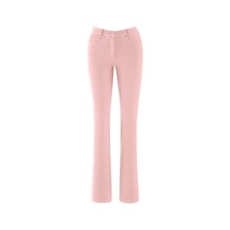 Madeleine Mode Regular-fit-Jeans MADELEINE "Denimhose Schmale Jeans im Five-Pocket-Style", Damen, Gr. 18, N + K Gr, rosa (puderros&eacute;), Obermaterial: 95% Baumwolle CO. 5% Elasthan EL., Jeans Regular-fit-Jeans