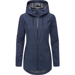 Parka Ragwear "Kurzmantel Zuzka Sport", Damen, Gr. L, blau (midnight), Obermaterial: 100% Polyester PES. Obermaterial: Futter: 100% Polyester PES., Jacken Parka