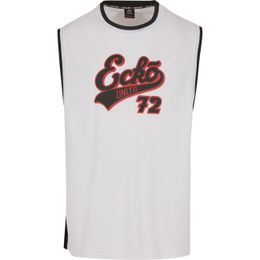 Tanktop Ecko Unltd. "Ecko Unltd. Herren Ecko Unltd. Tanktop BBall", Damen, Gr. L, wei&szlig;, 100% Baumwolle, mehrfarbig, normal, Tops Tanktop