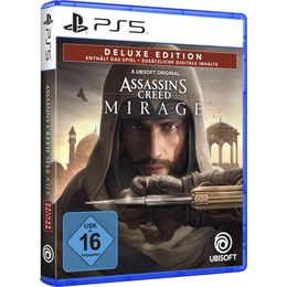 Ubisoft Spielesoftware "Assassin's Creed Mirage Deluxe Edition -", braun (ohne farbbezeichnung), PlayStation 5, Spielesoftware, Spielesoftware