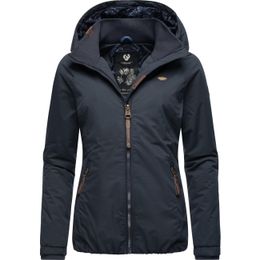 Winterjacke Ragwear "Winterjacke Dizzie Winter", Damen, Gr. S, blau (navy22), Obermaterial: 100% Polyester PES. Obermaterial: Futter: 100% Polyester PES. 100% Polyester PES., Jacken Winterjacke