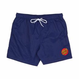 Badeshorts Santa Cruz "CLASSIC DOT SWIMSHORT", Herren, Gr. M, N-Gr, blau (rich navy), Obermaterial: 100% Nylon, Badehosen Badeshorts, f&uuml;r sportliche Aktivit&auml;ten, leichtes Nylon-Obermaterial
