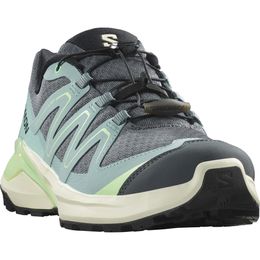 Trailrunningschuh Salomon "EXAMOTION", Damen, Gr. 39, turbulence, vanilla ice, patina gr&uuml;n, Synthetik, Textil, Schuhe Trailrunningschuh