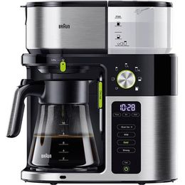 Braun Filterkaffeemaschine "MultiServe KF9050BK", schwarz (schwarz, edelstahl), 10, Kaffeemaschinen, Filterkaffeemaschine