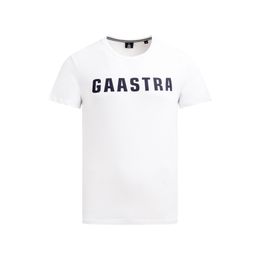 Gaastra Basic T-Shirt Rundhals mit Gaastra Logo Herren Gr&ouml;&szlig;e S wei&szlig;