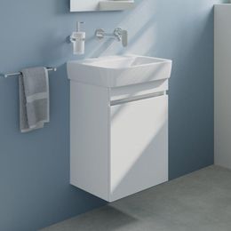 Geberit Renova Plan Handwaschbecken, evineo ineo5 evo Unterschrank B: 50 cm, 1 T&uuml;r, mit Griffmulde,, 501631001+BE0983WH,