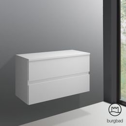 Burgbad Cube Schrank mit Konsolenplatte, 2 Ausz&uuml;ge, USBC080F3790,