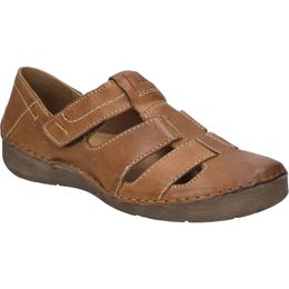 Slipper Josef Seibel "Fergey 59, nuss", Damen, Gr. 40, braun (nuss), Obermaterial: 100% Rindsleder Leather cow., Schuhe Slipper