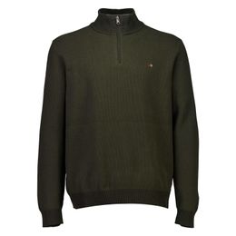 Troyer Bison "Troyer Comfort Fit", Herren, Gr. L, gr&uuml;n (dk gr&uuml;n), Obermaterial: 100% Baumwolle, Pullover Troyer