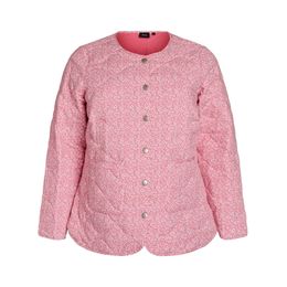 ZIZZI Jacke Damen Gr&ouml;&szlig;e 5XL/6XL pink / dunkelpink / wei&szlig;