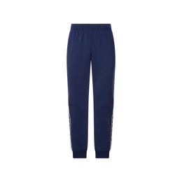 Jogginghose Champion "Sports-inspired Interlock Rib Cuff Pants with Tape detailing", Damen, Gr. XXL, N-Gr, nava, Obermaterial: 82% Baumwolle, 18% Polyester, Hosen Jogginghose, ohne Verschluss, mit Rippb&uuml;ndchen am Beinabschluss, sportlicher Stil