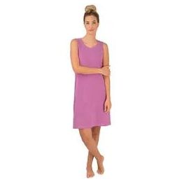 WEWO-Fashion Damenbademantel WEWO FASHION "048" Gr. XS, lila (berry), L:95cm, Leichtfrottier, Hausm&auml;ntel, leichtes Strandkleid