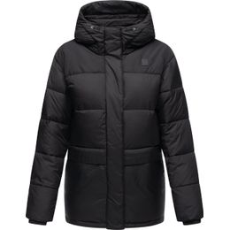 Anorak Ragwear "Steppjacke Wikesh", Damen, Gr. S, schwarz, Obermaterial: 100% Nylon NY. 100% Polyester PES. Obermaterial: Futter: 100% Polyester PES. 100% Polyester PES., Jacken Anorak