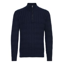 Troyer INDICODE "Troyer IDPaulo", Herren, Gr. L, blau (navy), Obermaterial: 100% Baumwolle CO., Pullover Troyer