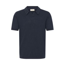 Poloshirt Blend "Poloshirt BHDao Polo", Herren, Gr. L, blau (salute), Obermaterial: 50% Baumwolle CO. 50% Lyocell CLY., Shirts Poloshirt