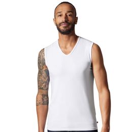 Tanktop Venti "Venti Tanktop im Doppelpack uni", Herren, Gr. XXL, wei&szlig;, 95% Baumwolle, 5% Elasthan, Tops Tanktop