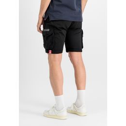 Shorts Alpha Industries "Crew Short", Herren, Gr. 31, Normalgr&ouml;&szlig;en, schwarz, Obermaterial: 98% Baumwolle, 2% Elastan; Futter: 100% Baumwolle, Hosen Shorts