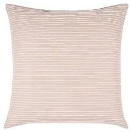 Dekokissen Pad "LAMONTE", beige (sand), B:60cm L:60cm, Obermaterial: 100% Baumwolle, Dekokissen_Sitzkissen_Kissenh&uuml;llen, Made in Europe, Kissenh&uuml;lle ohne F&uuml;llung, 1 St&uuml;ck
