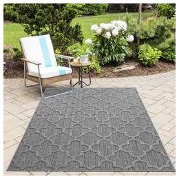 Outdoorteppich Ayyildiz TEPPICHE "PATARA 4951", grau, B:120cm H:8mm L:170cm, Polypropylen, Teppiche, Outdoorteppich, L&auml;ufer / Pflegeleicht / Strapazierf&auml;hig / In- und Outdoor geeignet