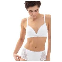 B&uuml;gelloser BH Mey "Amorous", Damen, Gr. 75, Cup B, wei&szlig;, Spitze, Obermaterial: 77% Polyamid, 23% Elasthan, unifarben, BHs, mit grafischer Spitze, feminin, Ziertr&auml;ger