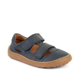 Klettschuh froddo "Barfoot_Sandal", Kinder, Gr. 30, dunkelblau, Leder, Basic, Schuhe Klettschuh, Barfu&szlig;schuh, Kinderschuh mit Klettverschluss