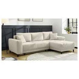 Jockenh&ouml;fer Ecksofa JOCKENH&Ouml;FER GRUPPE "Beverly L-Form, B: 251 cm", beige (beige 417, 07), B:251cm T:100cm, Korpus: 100% Polyester;Kissen: 100% Polyester, Sofas, Ecksofa, mit Bettfunktion, Bettkasten & Zierkissen, Topseller