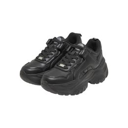 Trainingsschuh Buffalo "Buffalo BLISS ONE", Damen, Gr. 37, schwarz, Polyurethan, unifarben, Schuhe