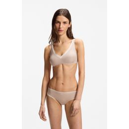B&uuml;gelloser BH BOSS "UNLINED_B.MIRAGE", Damen, Gr. L, N-Gr, beige (light beige 270), Jersey, Obermaterial: 80% Polyamid, 20% Elasthan, k&ouml;rpernah, BHs, Zweifarbig, mit verstellbaren Tr&auml;gern