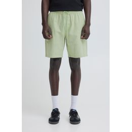 Bermudas Blend "BHABAN LIN SHORTS PP NOOS", Herren, Gr. XL, N-Gr, gr&uuml;n, Web;Leinenmischung, Obermaterial: 70% Baumwolle, 30% Leinen, Leinenoptik, unifarben, relaxed fit kniefrei, Hosen Bermudas, in sommerlicher Leinen-Optik