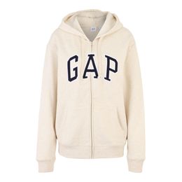 GAP Tall Sweatjacke 'HERITAGE' Damen Gr&ouml;&szlig;e S creme / navy / wei&szlig;