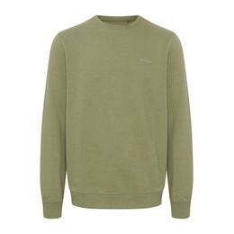 Longpullover Blend "Sweatshirtpullover BHDownton", Herren, Gr. L, gr&uuml;n (oil gr&uuml;n), Obermaterial: 50% Baumwolle CO. 50% Polyester PES., Sweatshirts Longpullover