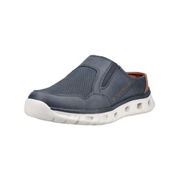 Pantolette Tom Tailor "Tom Tailor Pantoletten Lederimitat/Textil", Herren, Gr. 43, navy, Lederimitat, Textil, Schuhe Pantolette