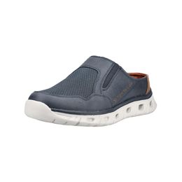 Pantolette Tom Tailor "Tom Tailor Pantoletten Lederimitat/Textil", Herren, Gr. 42, navy, Lederimitat, Textil, Schuhe Pantolette