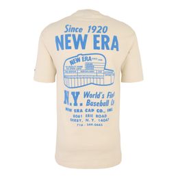 New Era T-Shirt Herren Gr&ouml;&szlig;e M creme / azur