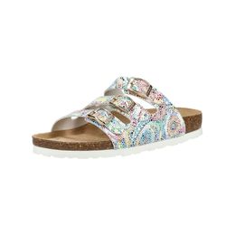 Pantolette Rohde "Rohde Pantoletten Veloursleder", Damen, Gr. 41, multi, Veloursleder, Schuhe Pantolette