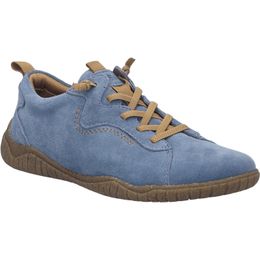 Schn&uuml;rschuh Josef Seibel "Wynona 01, slate blue", Damen, Gr. 37, blau (slate blau), Obermaterial: 100% Rindsleder Leather cow., Schuhe Schn&uuml;rschuh