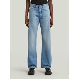 G-Star Raw Regular-fit-Jeans G-STAR "Bowey Barrel Jeans", Damen, Gr. 29, L&auml;nge 30, faded rhine blau, Obermaterial: 100% Baumwolle, Jeans